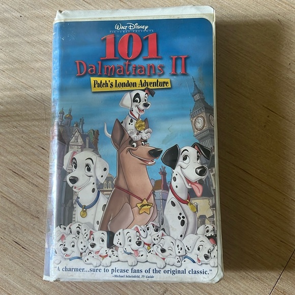 Disney | Other | 1 Dalmatians Ii Patchs London Adventure Vhs | Poshmark
